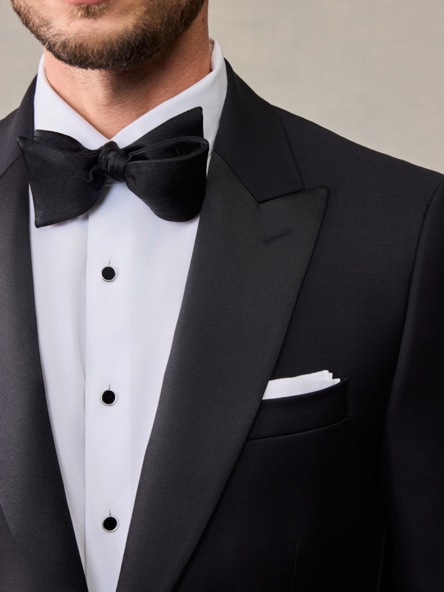 Peak Lapel Tuxedo | The Black Tux