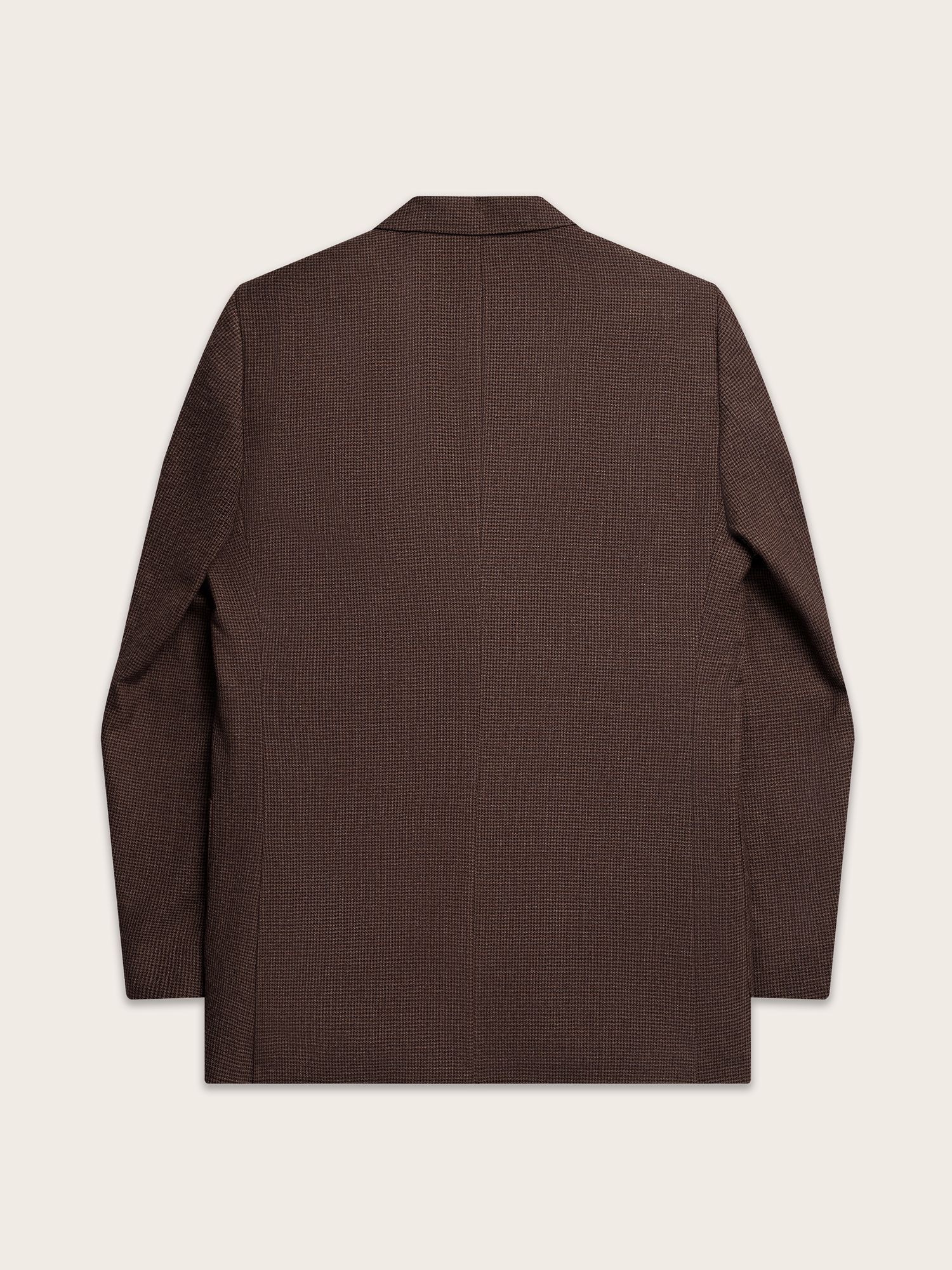 Brown Puppytooth Wool Suit | The Black Tux