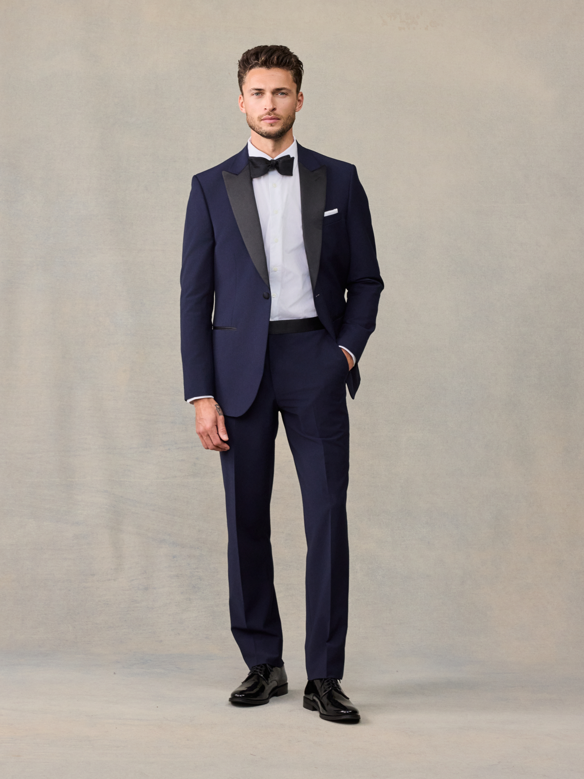 Essential Navy Tuxedo Wedding And Groomsmen Tuxedo The Black Tux