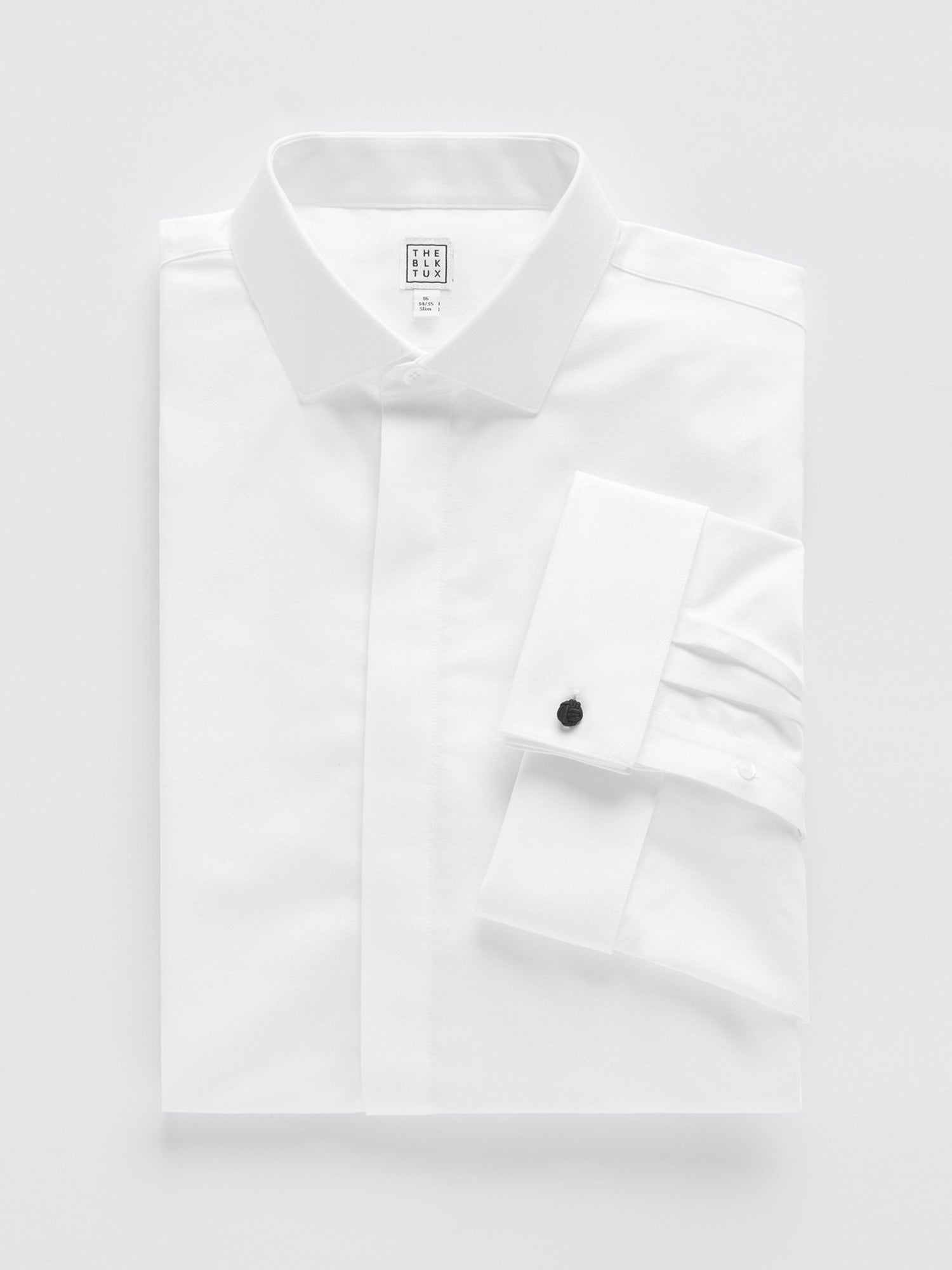 Cotton Fly-Front Dress Shirt - Classic Formal Wear | The Black Tux