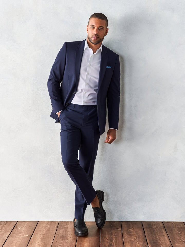 Essential True Navy Suit | The Black Tux