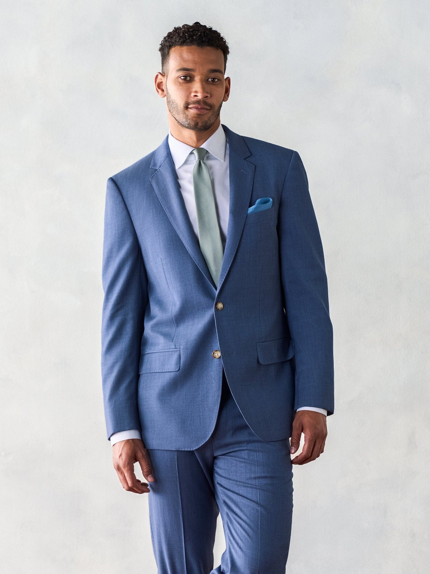 Light Blue Suit | The Black Tux