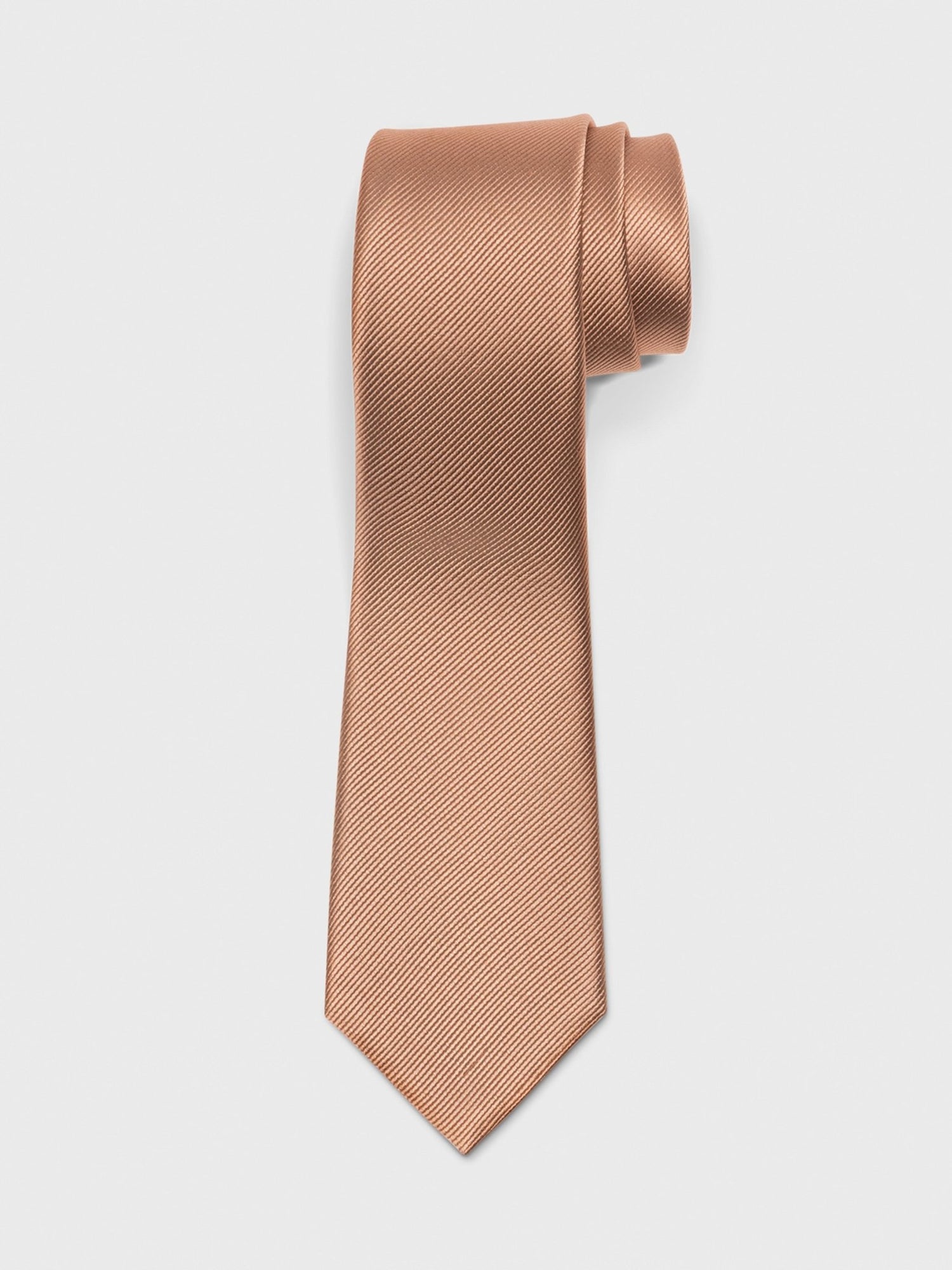 Terracotta Silk Necktie - Classic Formal Wear Rental | The Black Tux